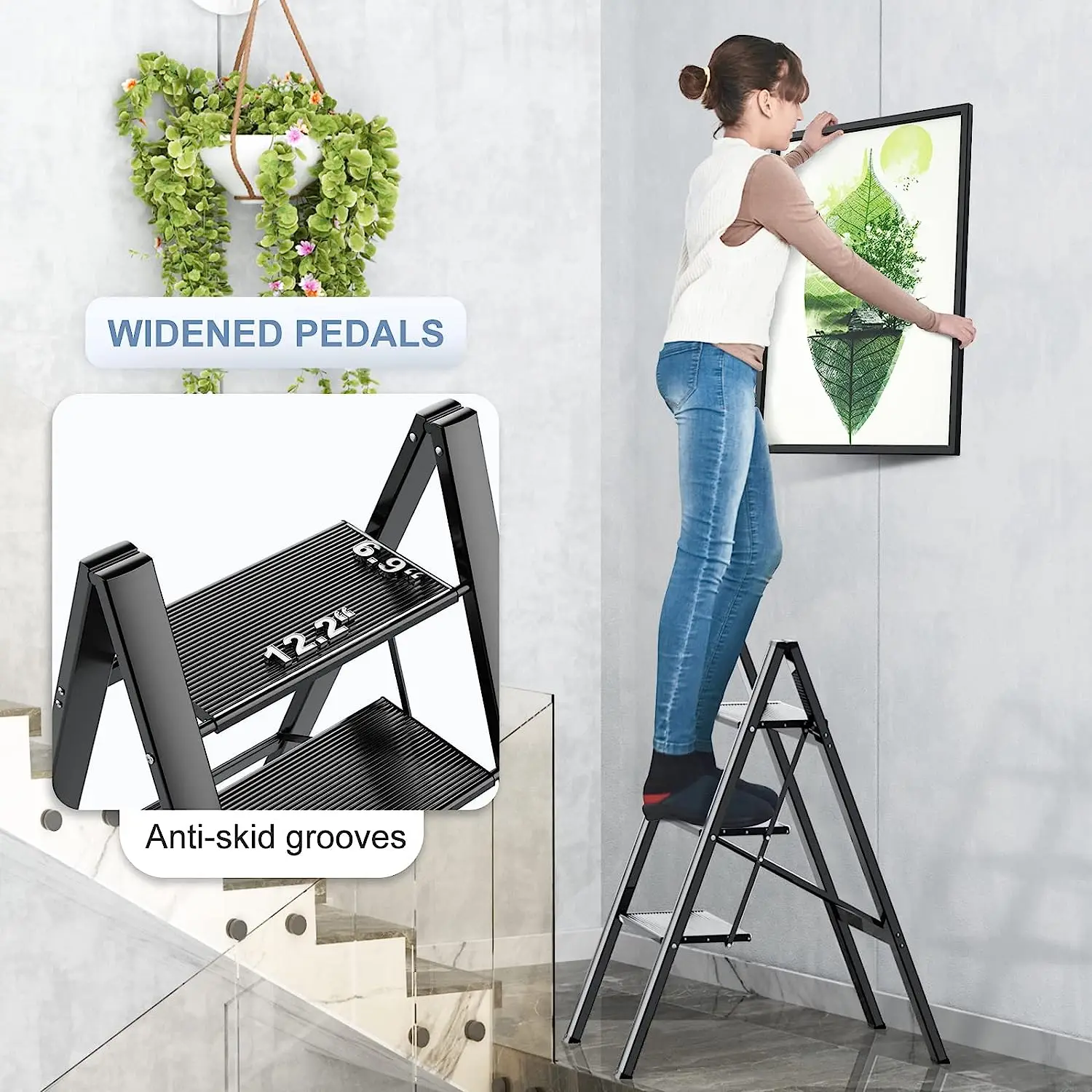 Folding-Ladder-Multi-functional-Household-Ladder-Telescopic-Thickened ...