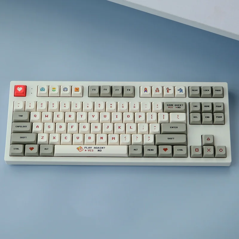 138-Keys-set-Retro-FC-Keycaps-PBT-Dye-Subbed-Key-Caps-XDA-Profile ...