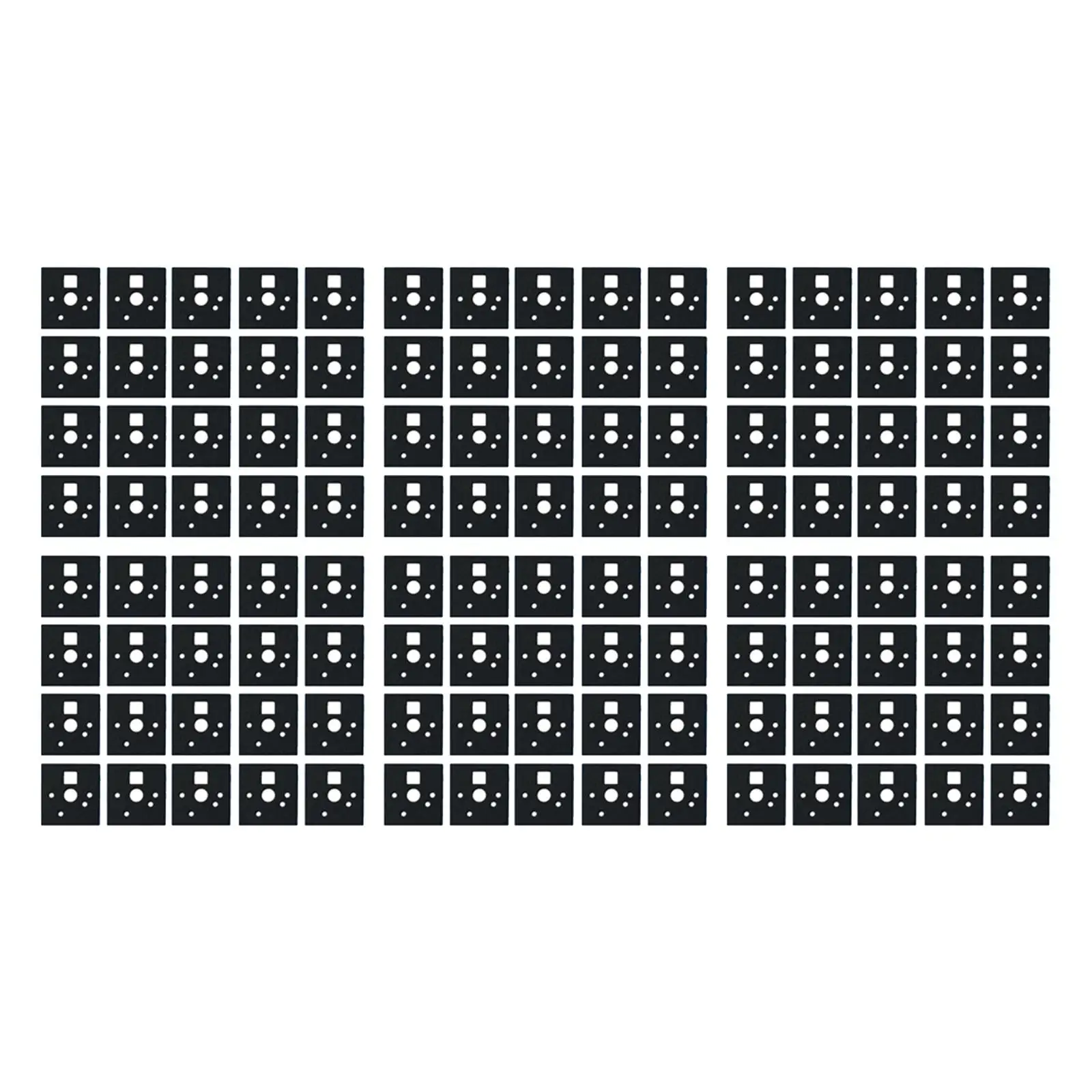 120x-Self-Sticky-Keyboard-Switch-Pads-Noise-Dampener-Spare-Parts-Sturdy ...
