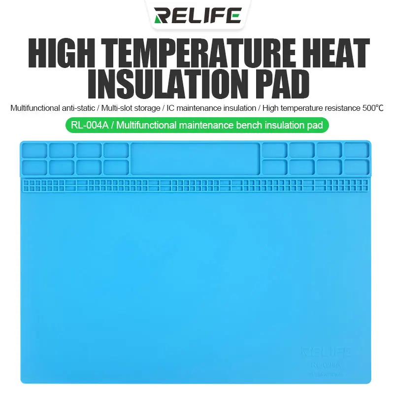 RELIFE RL-004A Heat Insulation Pad Soldering Work Station Mat Work Pad ...