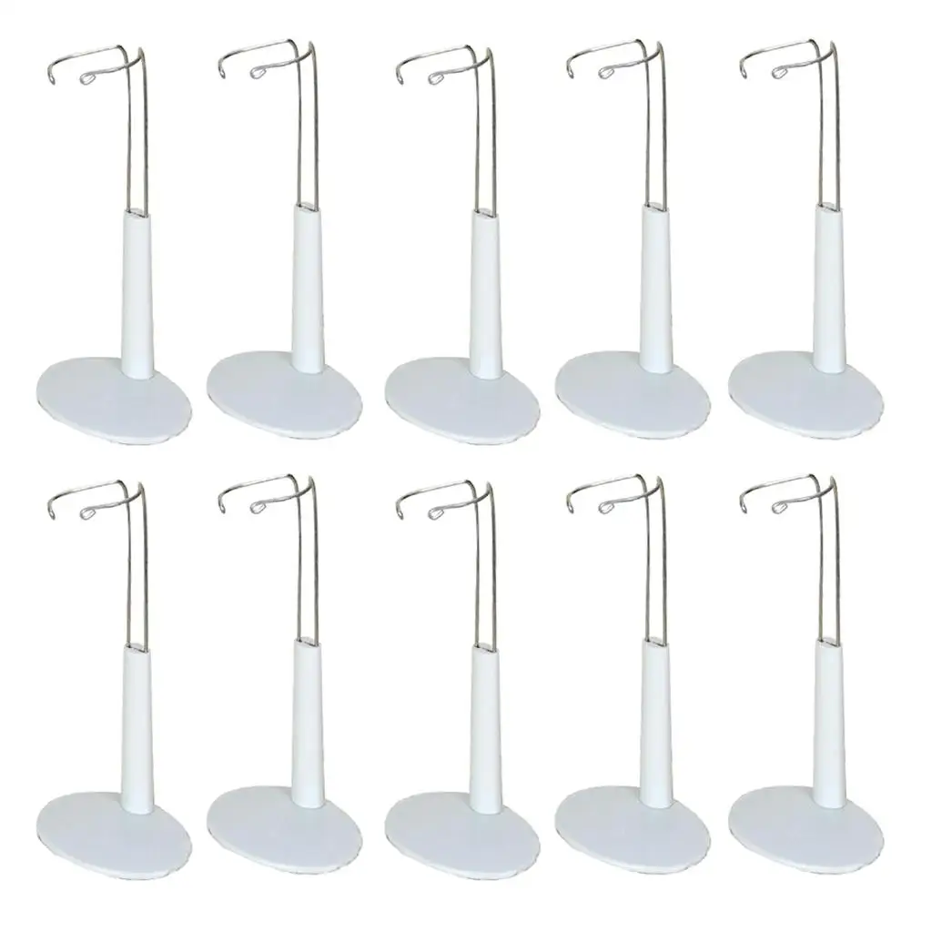 10x-White-Adjustable-Doll-Stands-Dolls-Display-Show-Mannequin-Model-for ...