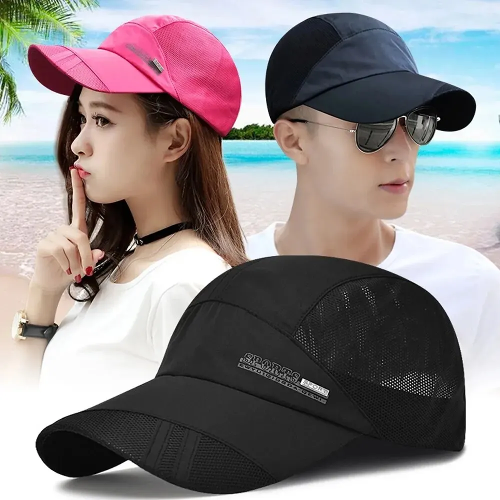 Spring-Summer-Sports-Cap-Quick-Drying-Lightweight-Sun-Visor-Cap ...