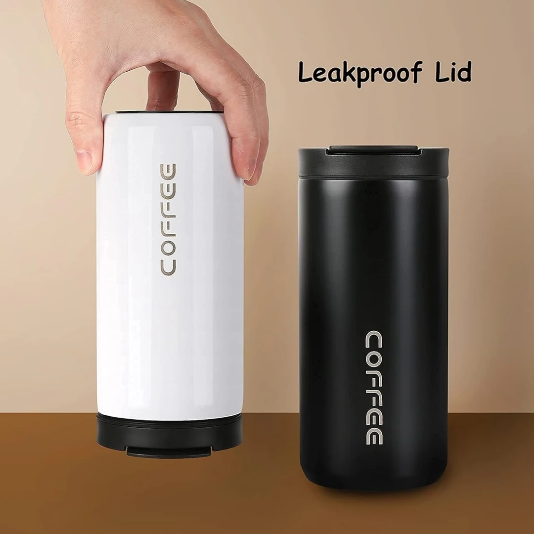400ML Stainless Steel Coffee Thermos Bottle Thermal Mug Leakproof Car ...