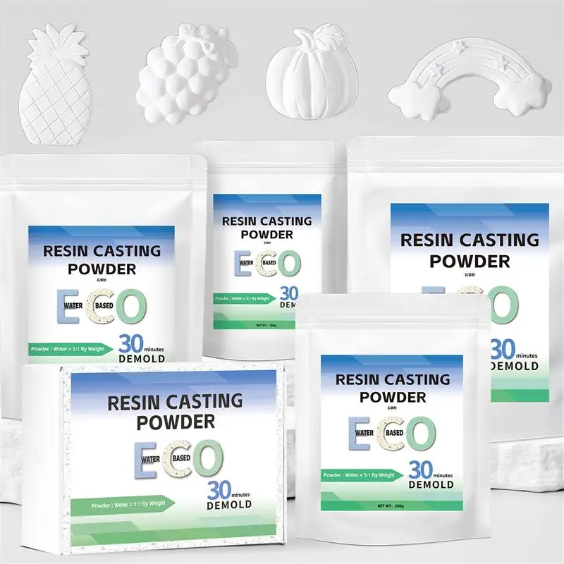 300-500g-High-Density-Gypsum-Powder-White-DIY-Gypsum-Doll-Casting-Mold ...