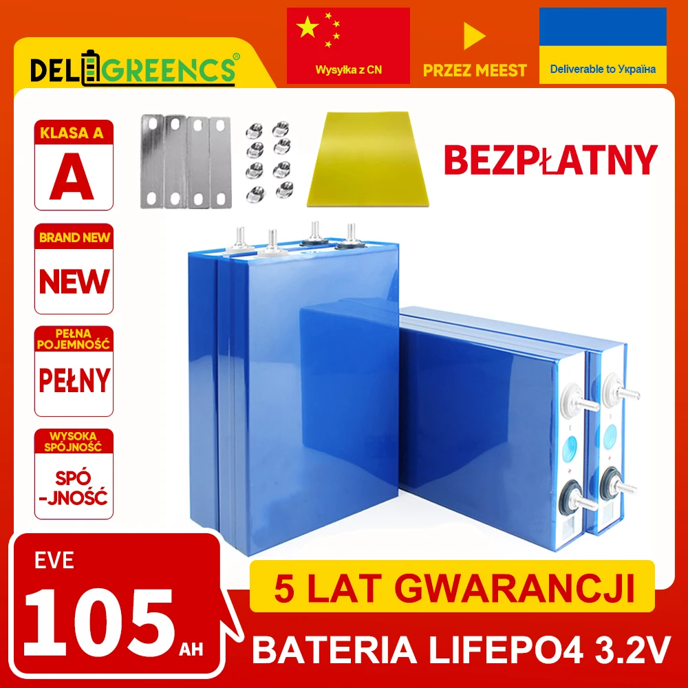 Ukraine-Grade-A-Lifepo4-EVE105AH-12V-24V-48V-Battery-Pack-Rechargeable ...
