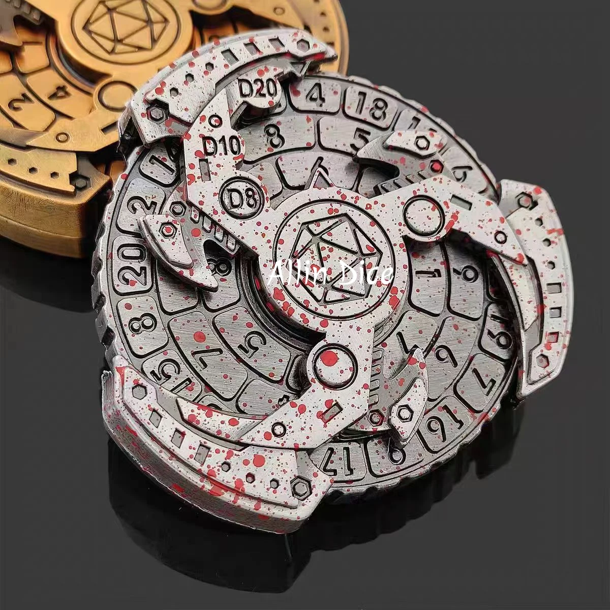 7-in-1-Fingertip-Gyro-Dice-Cool-Machine-Roulette-Dice-set-RPG-Metal ...