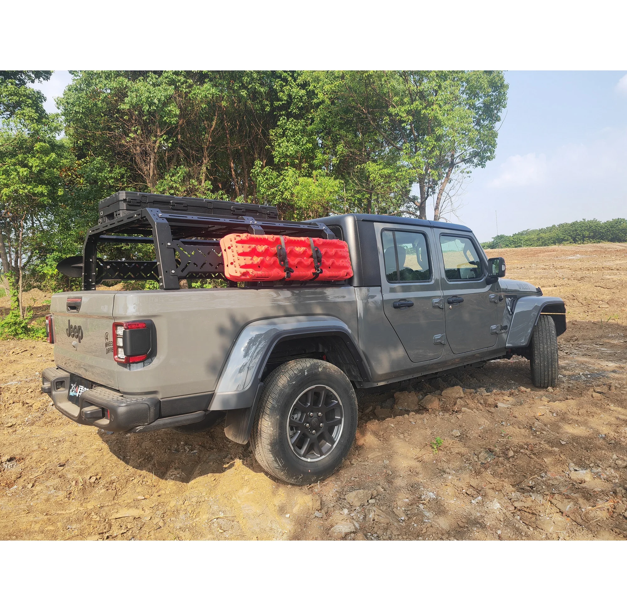 Off-road-Truck-Aluminum-Alloy-Bed-Rear-Cargo-Rack-Carrier-BED-RACK-For ...