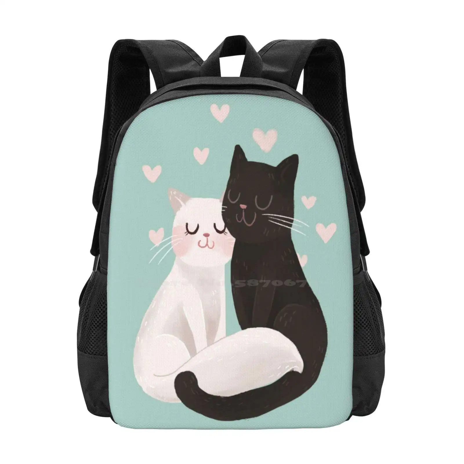 Catlove-Backpacks-For-School-Teenagers-Girls-Travel-Bags-Cats-Kitty ...