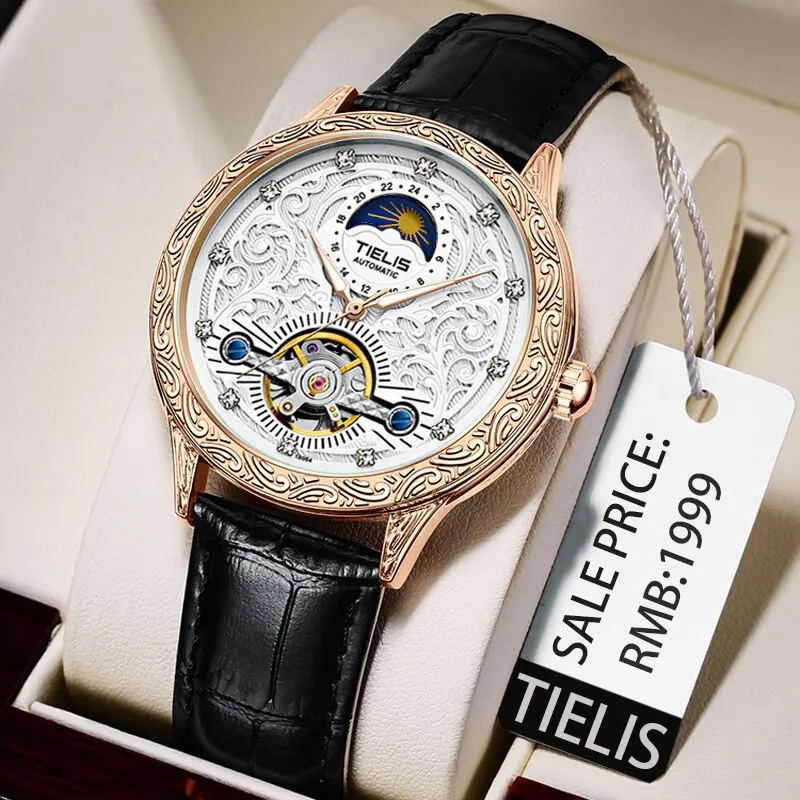 Mechanical-Watch-Auspicious-Cloud-Carved-Design-Moon-Phase-Men-s-Watch ...