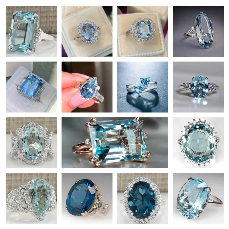 Exquisite-Gorgeous-Oval-Sky-Blue-Rings-for-Women-Bling-Bling-Vintage ...