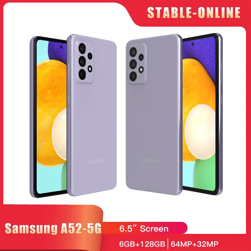 Original-Samsung-Galaxy-A52-A526U1-5G-Mobile-Phone-NFC-6-5-6GB-RAM-128 ...