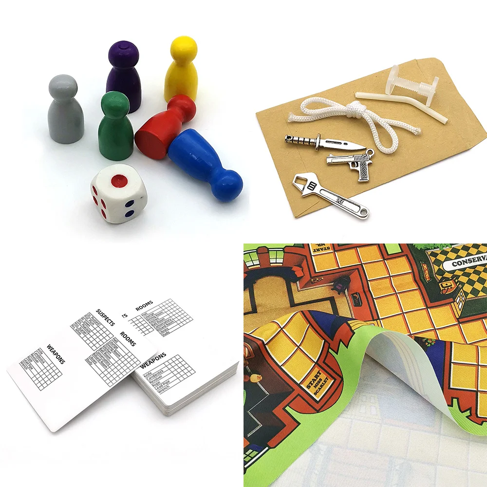 Clue Candlestick Game Pieces