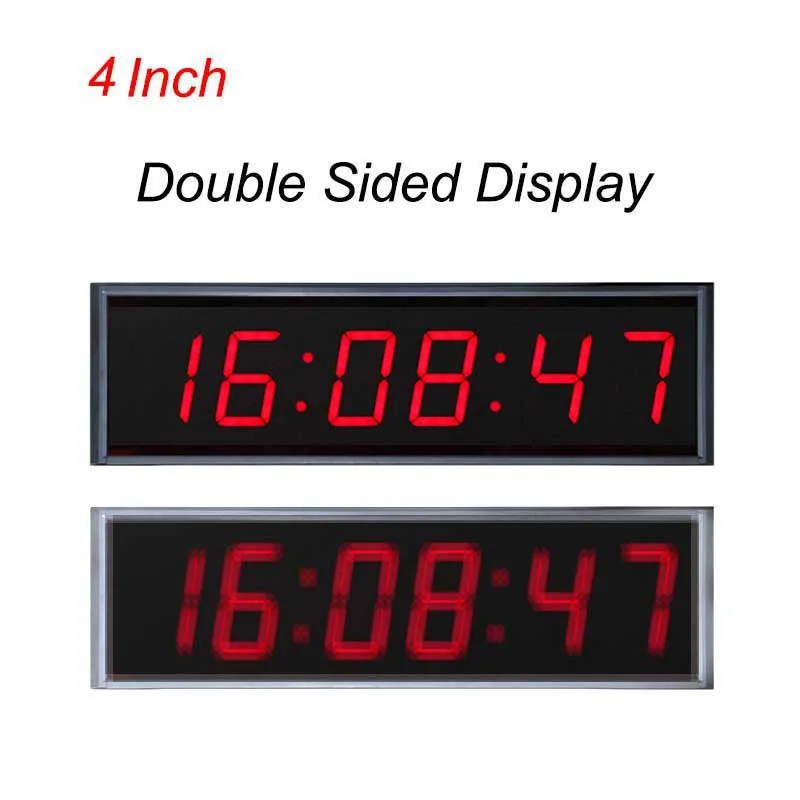 Digital-Wall-Clock-for-Indoor-Use-Easy-to-Read-Easy-to-Set-Up-Dual ...
