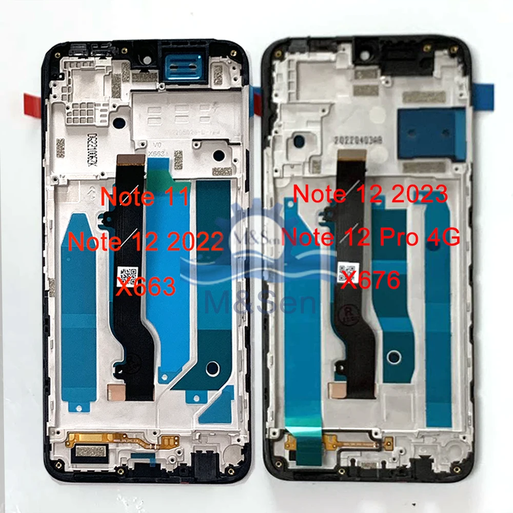 Original Amoled For Infinix Note 11 X663 X676 LCD Screen Frame Touch ...