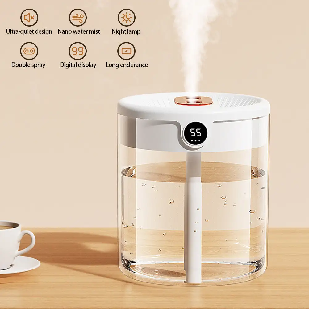 Air-Humidifiers-With-Night-Light-2L-Double-Nozzle-Large-Capacity-LCD ...