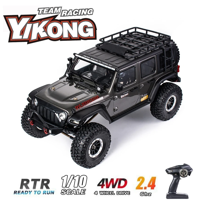 YIKONG YK4102 PRO 1/10 RC Electric Remote Control Model Car Rock Road ...