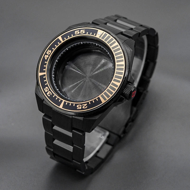 45mm-Black-Seiko-Samurai-King-Series-Watch-Diving-Case-Stainless-Steel ...