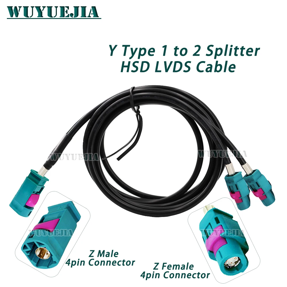 HSD-LVDS-Cable-4-Pin-Core-Z-Male-to-Double-Z-Female-Connector-Wire ...