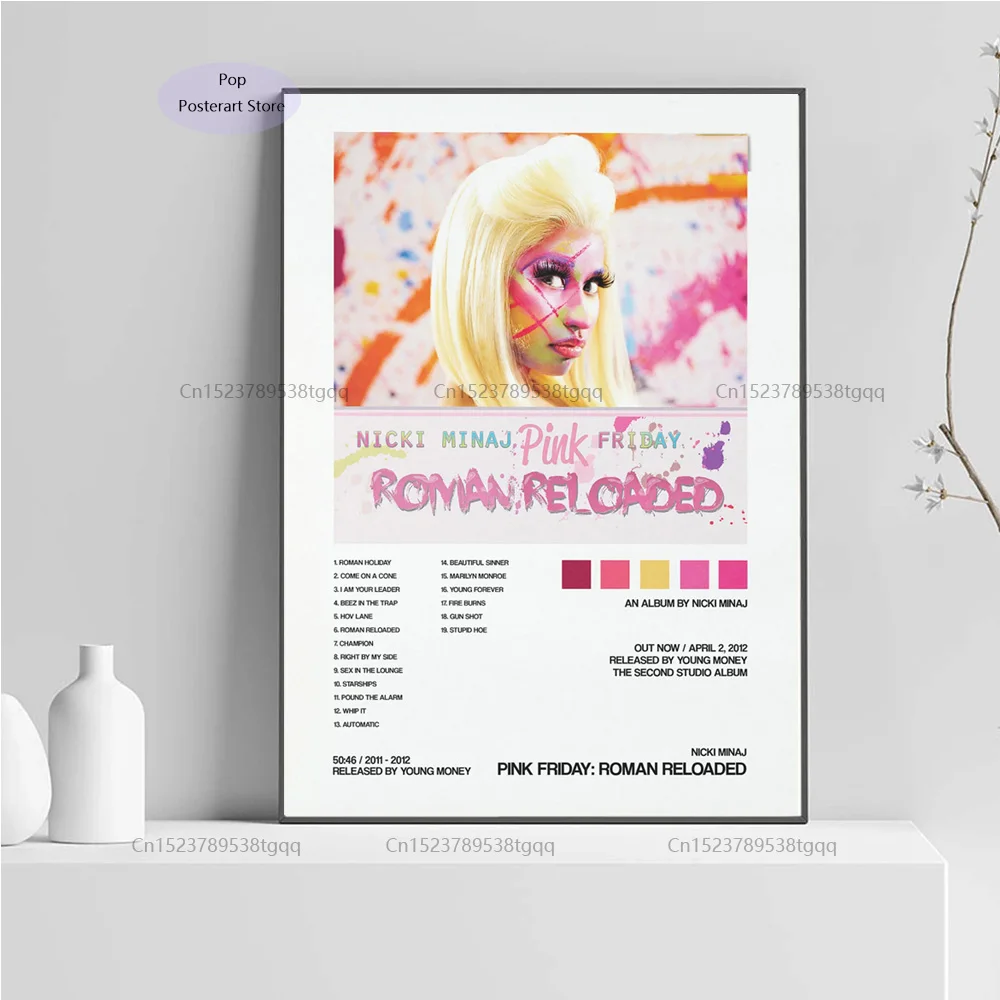 Nicki Minaj Pink Friday Roman Reloaded Album Cover