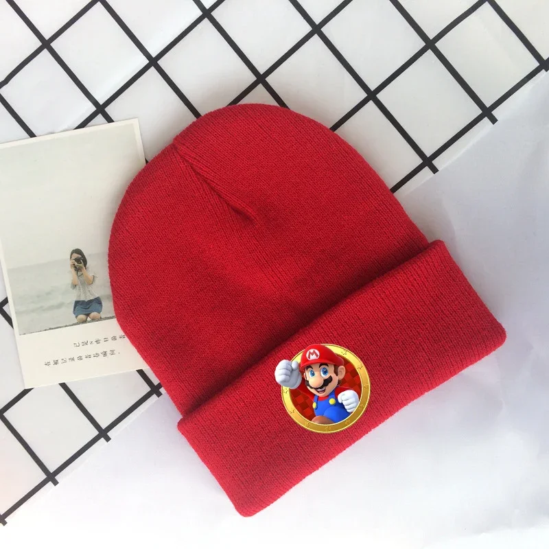 Super-Mario-Knit-Caps-Wool-Money-Cap-Knit-Hats-Winter-Trend-Fashion-Hip ...