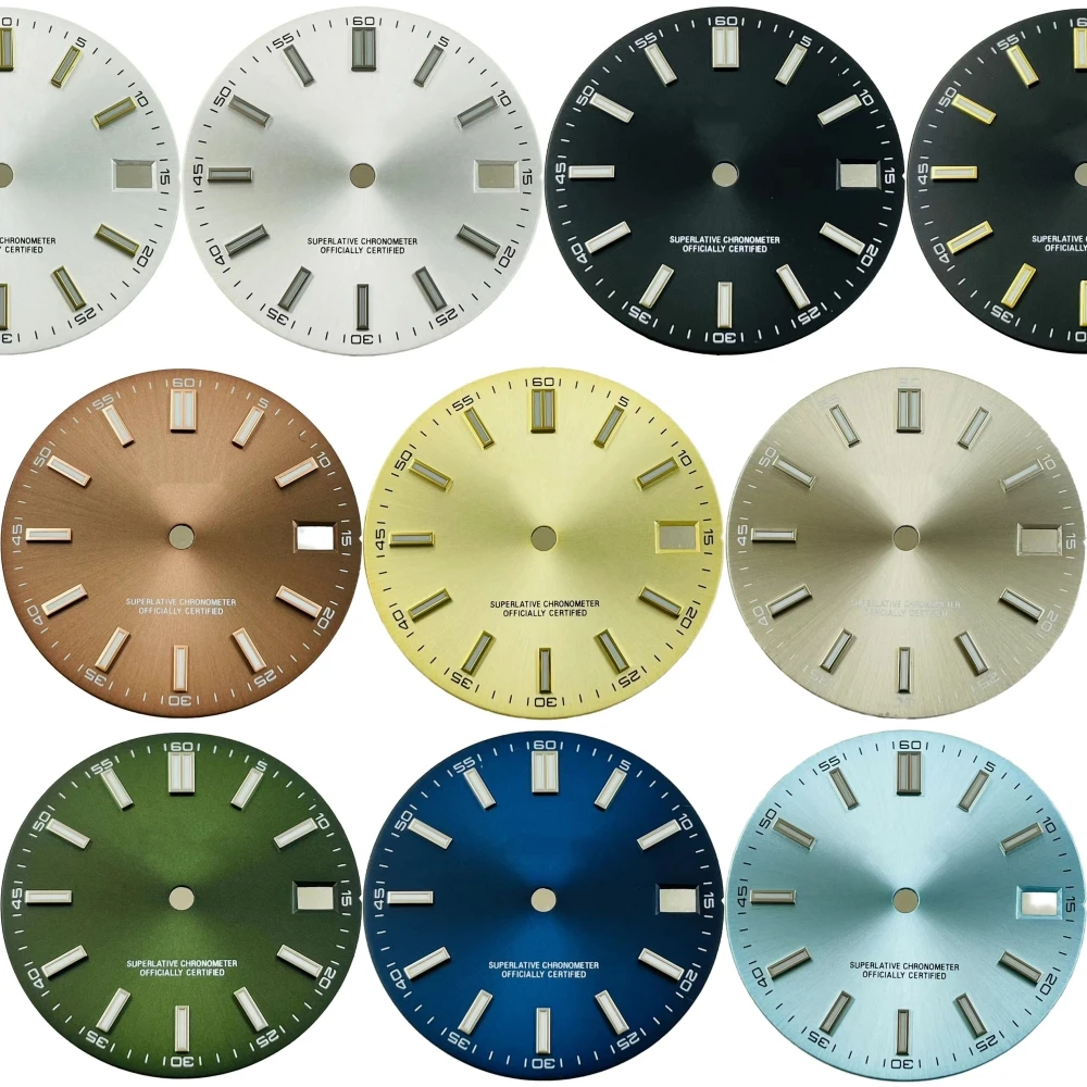 28.5mm Classic Sunburst Texture Sports Diving Watch Dial Suitable for ...