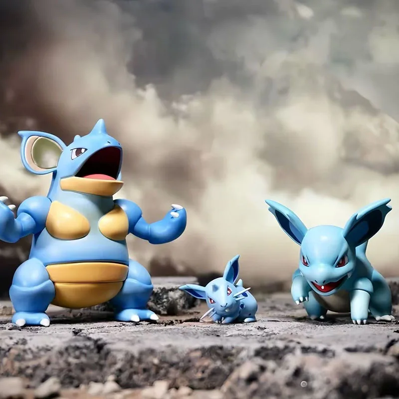 Pokemon GK 8cm Nidoqueen Evolution Group Set Anime Figure PVC Exquisite ...