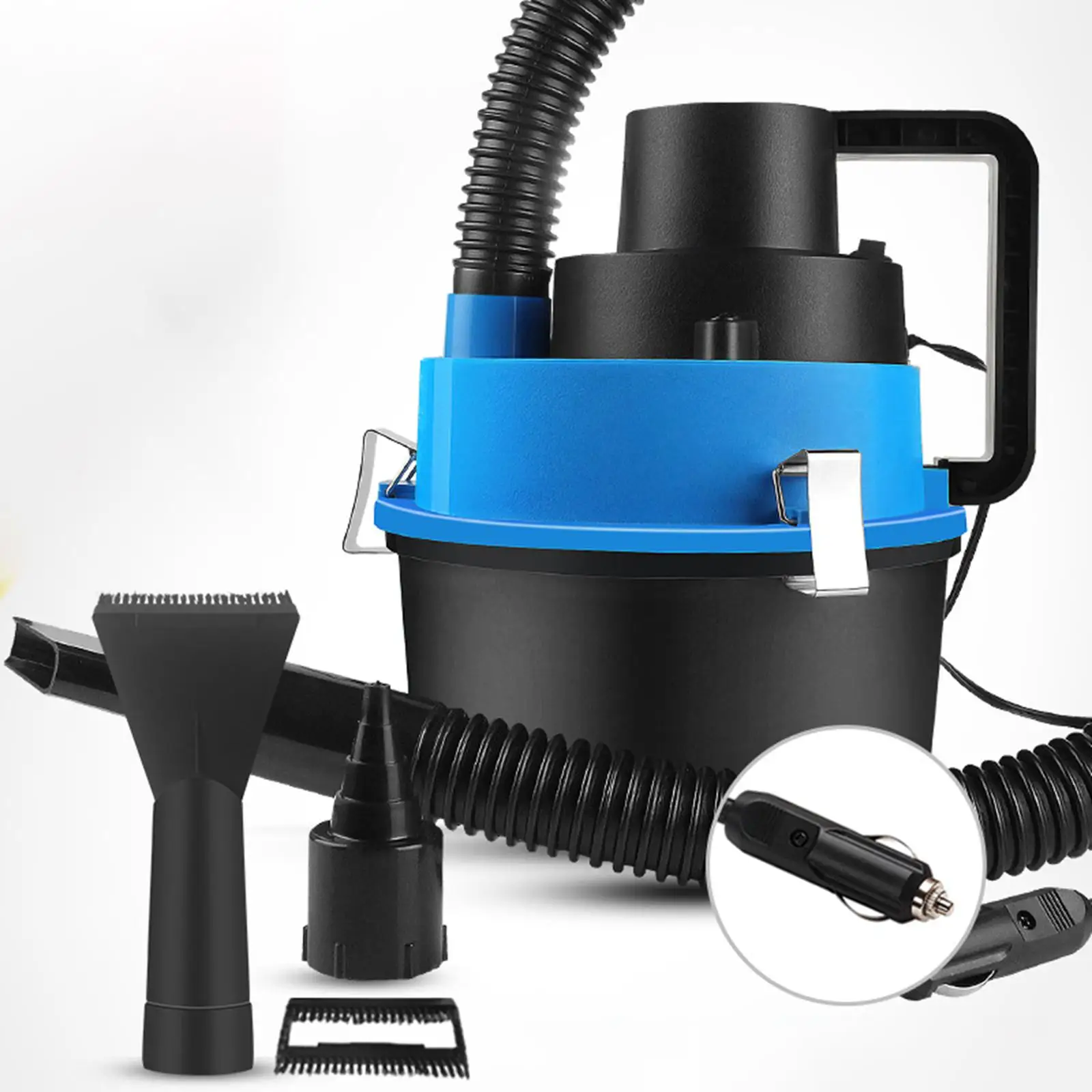 12-Volt-Wet-Dry-Car-Auto-Canister-Vacuum-Lightweight-Flexible-Hose ...