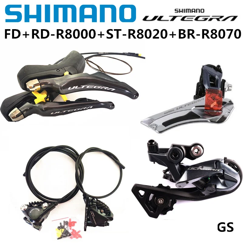SHIMANO 105 R7020 Ultegra R8020 R9120 Groupset R7070 R8070 Hydraulic Disc Brake For Road Bike ...