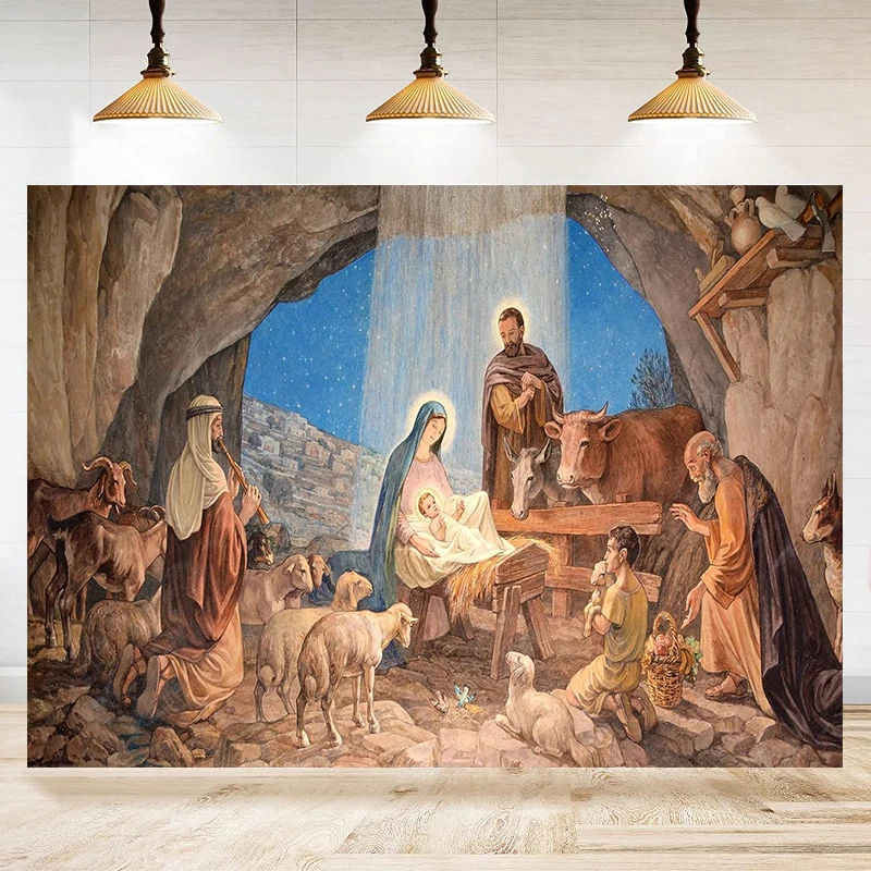 The Birth Of Jesus In The Stable