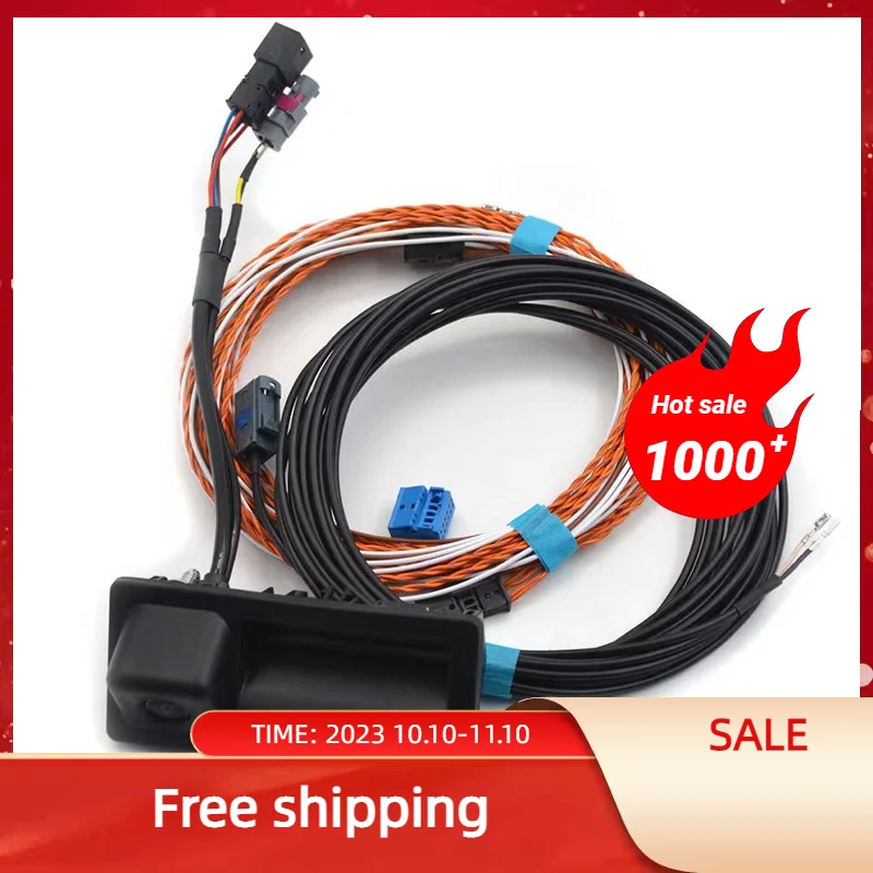 Original-Rear-View-Camera-Trunk-handle-with-Trajectory-Trace-For-Audi ...