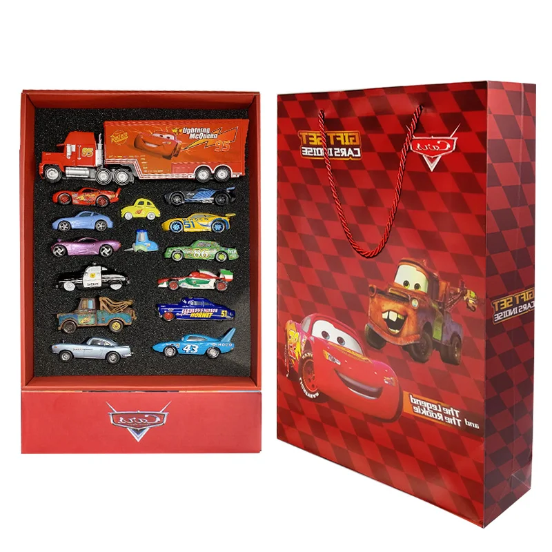 Disney Pixar cars 2 Toy set Lightning McQueen Car Truck sally trailer ...