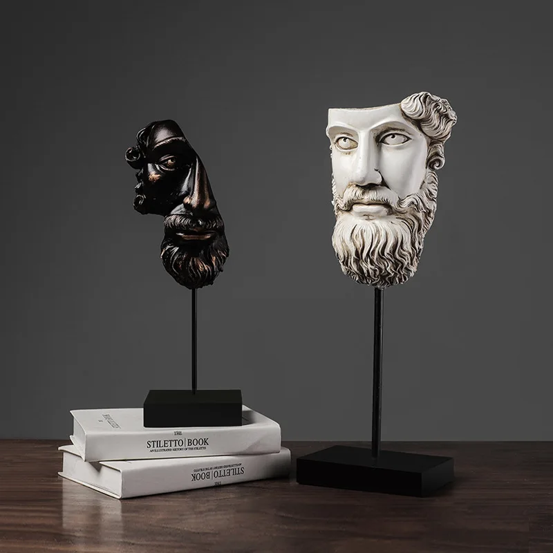 Greek God Statue Face