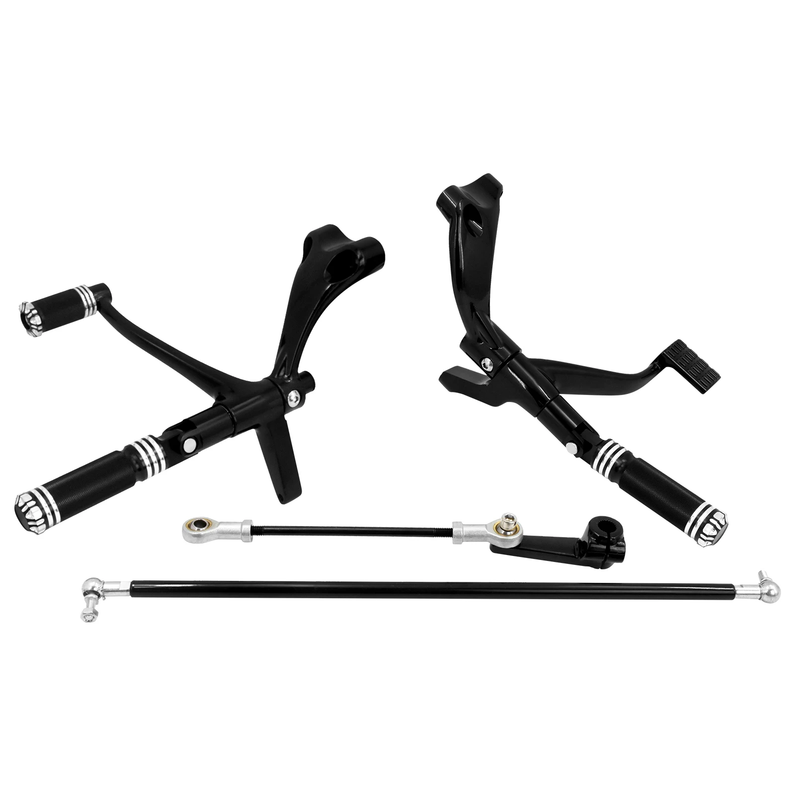 Motorcycle Controls Kit Complete Motorcycle Foot Controls Kit - Pegs ...