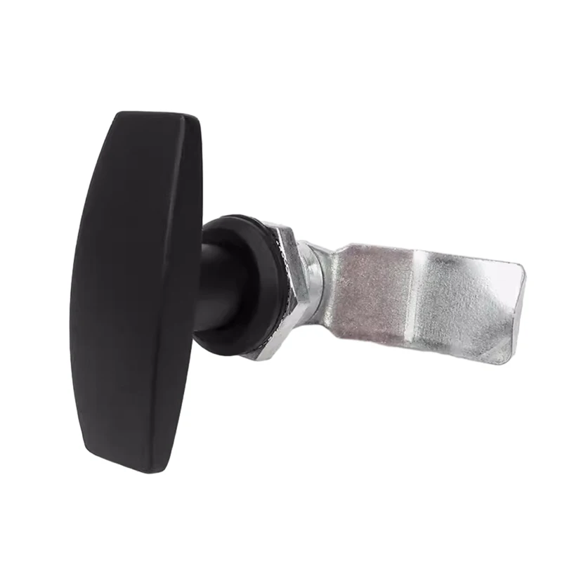 Black-Plastic-Handle-Lock-Electrical-Box-Lock-Outdoor-Switch-Control ...