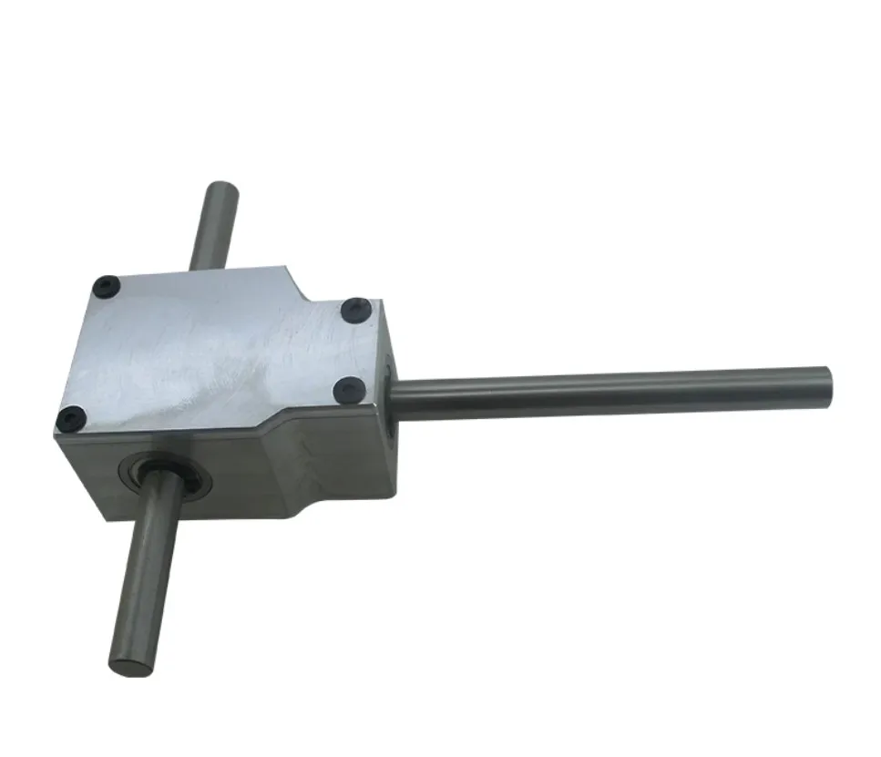 1-1-90-reversing-angle-device-bevel-gearbox-reducer-double-output-shaft ...