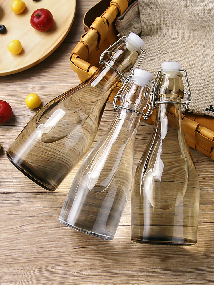 Bouteille-en-verre-strucGlass-scell-e-bocaux-portables-jus-vin-eau ...