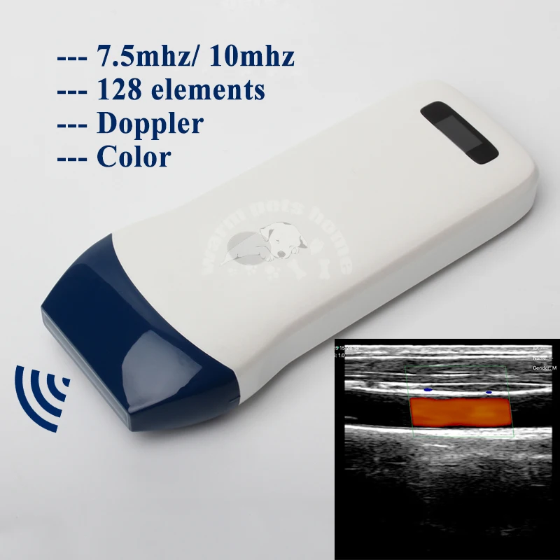 Color-Doppler-Linear-Array-Ultrasound-Probe-Wireless-Probe-128-Element ...