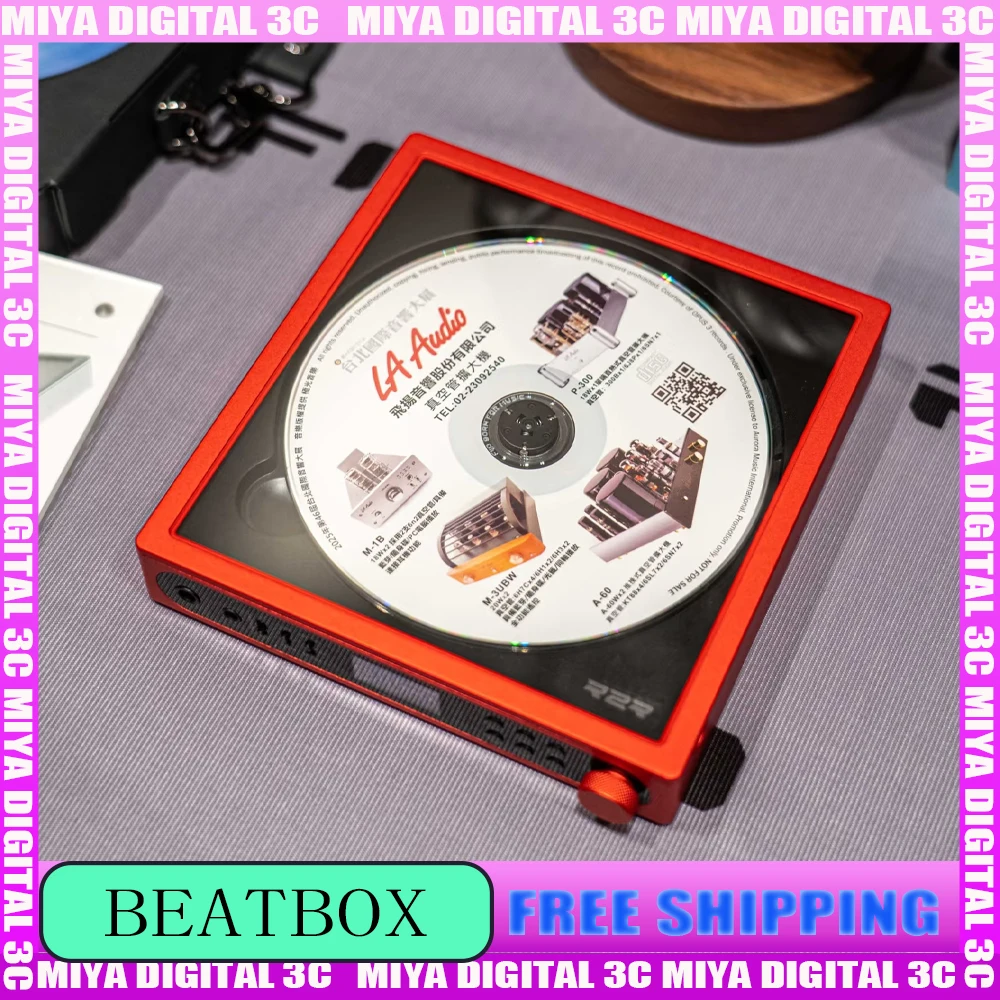 FiiO BEATBOX Reprodutor de CD e Alto-falante Tudo-em-Um FM Portátil com ...