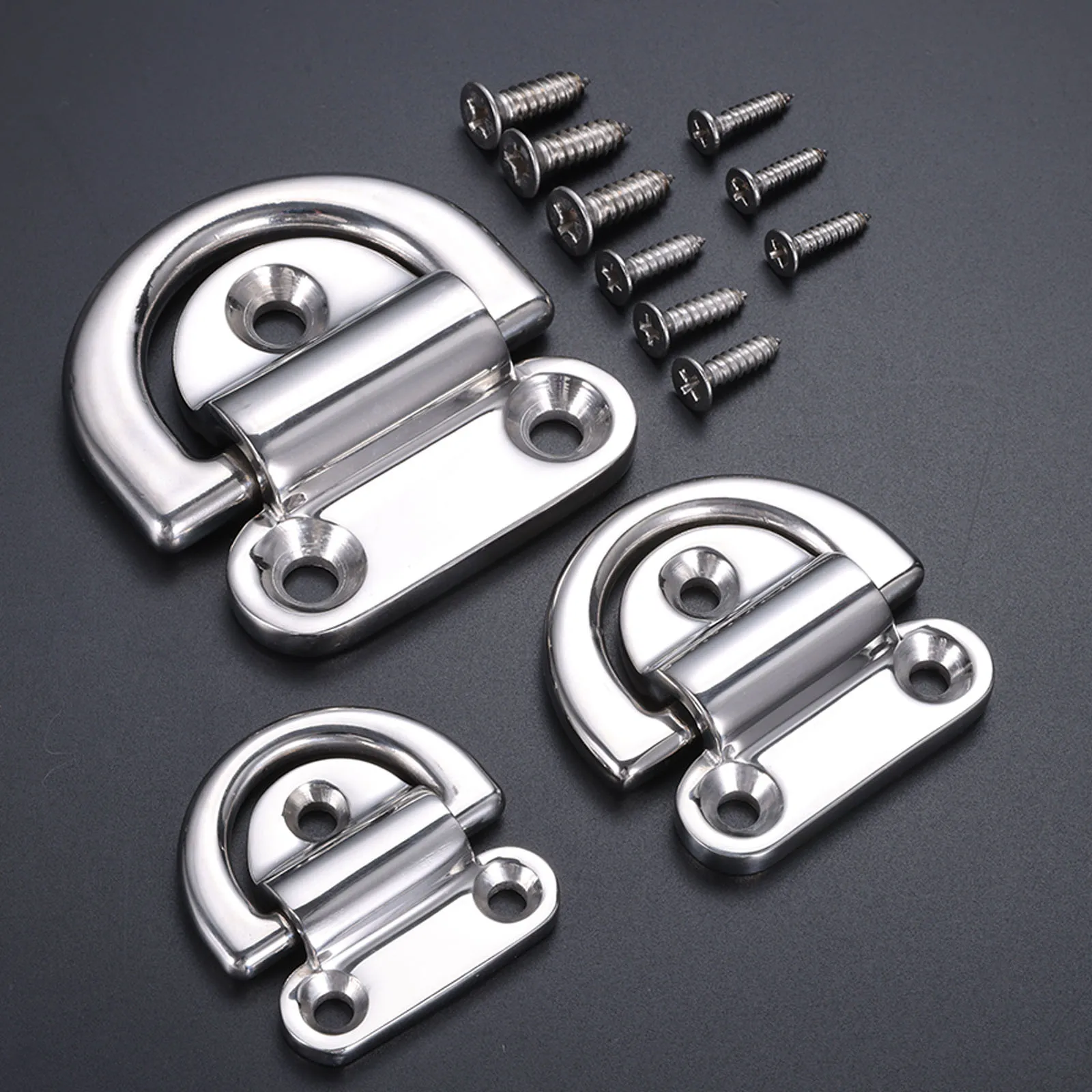 1PC-Stainless-Steel-Boat-Yacht-Tie-Down-Anchor-D-Ring-Sail-Marine-Rail ...