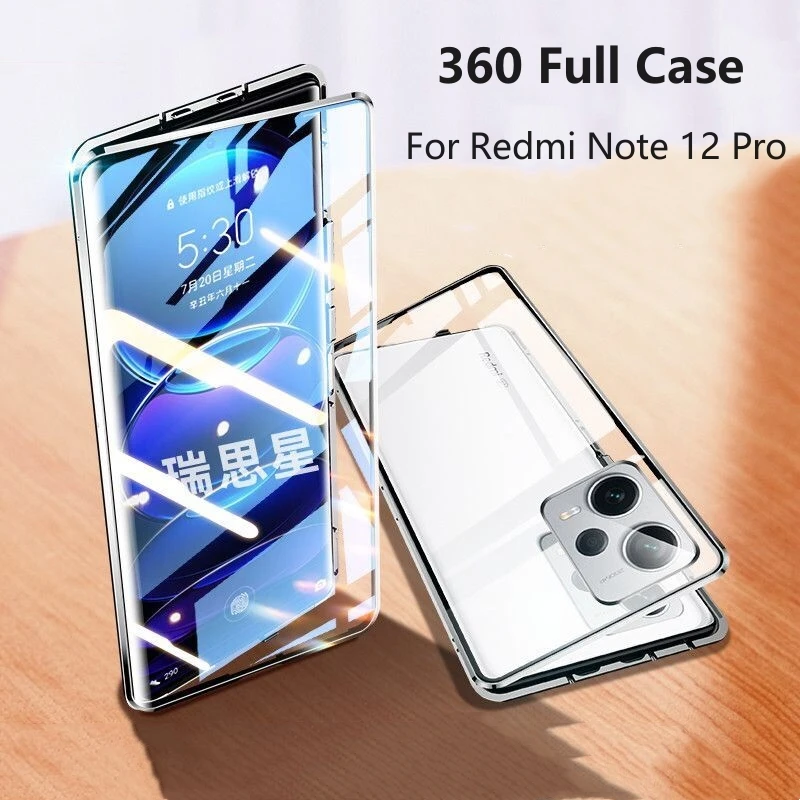360-Full-Case-For-Xiaomi-Redmi-Note-12-Pro-Plus-5G-Case-Double-Sided ...