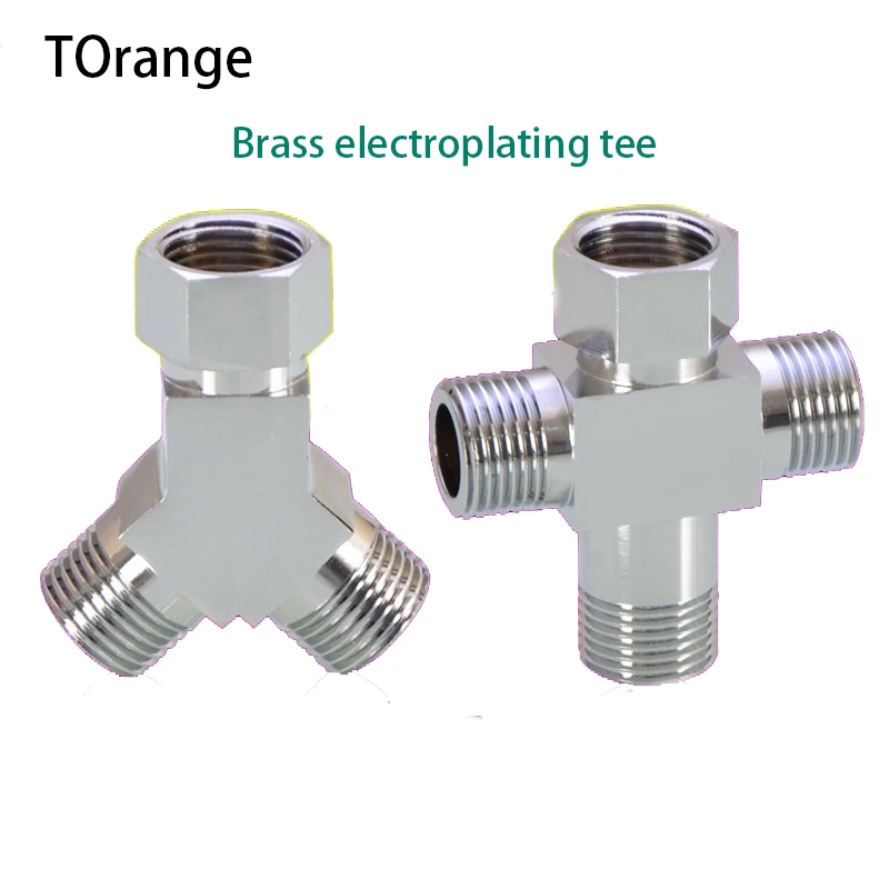 One in two out Three way Joint Brass Inner and Outer Wire Union Faucet ...