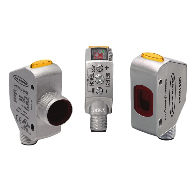 Q4XTBLAF300 Q8 Laser Ranging Displacement Sensor Switching Accuracy 1mm ...