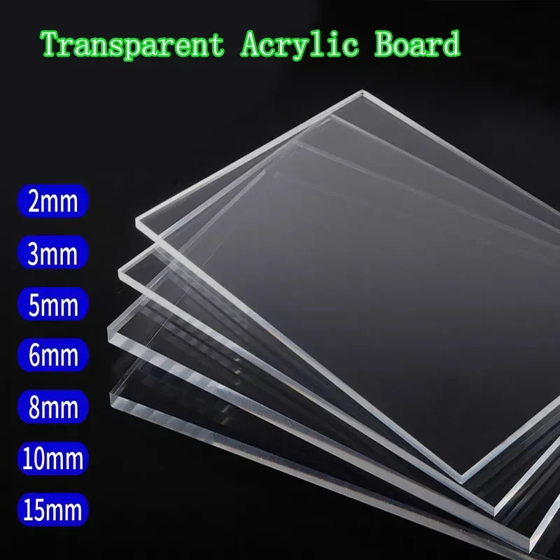 Transparent Acrylic Sheet Methacrylate Plate Square High Clear PMMA ...