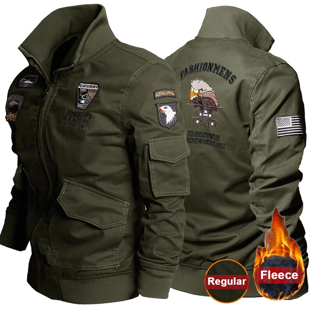 Tactical-Pilot-Jacket-Men-Military-Airborne-Fleece-Bomber-Jackets ...