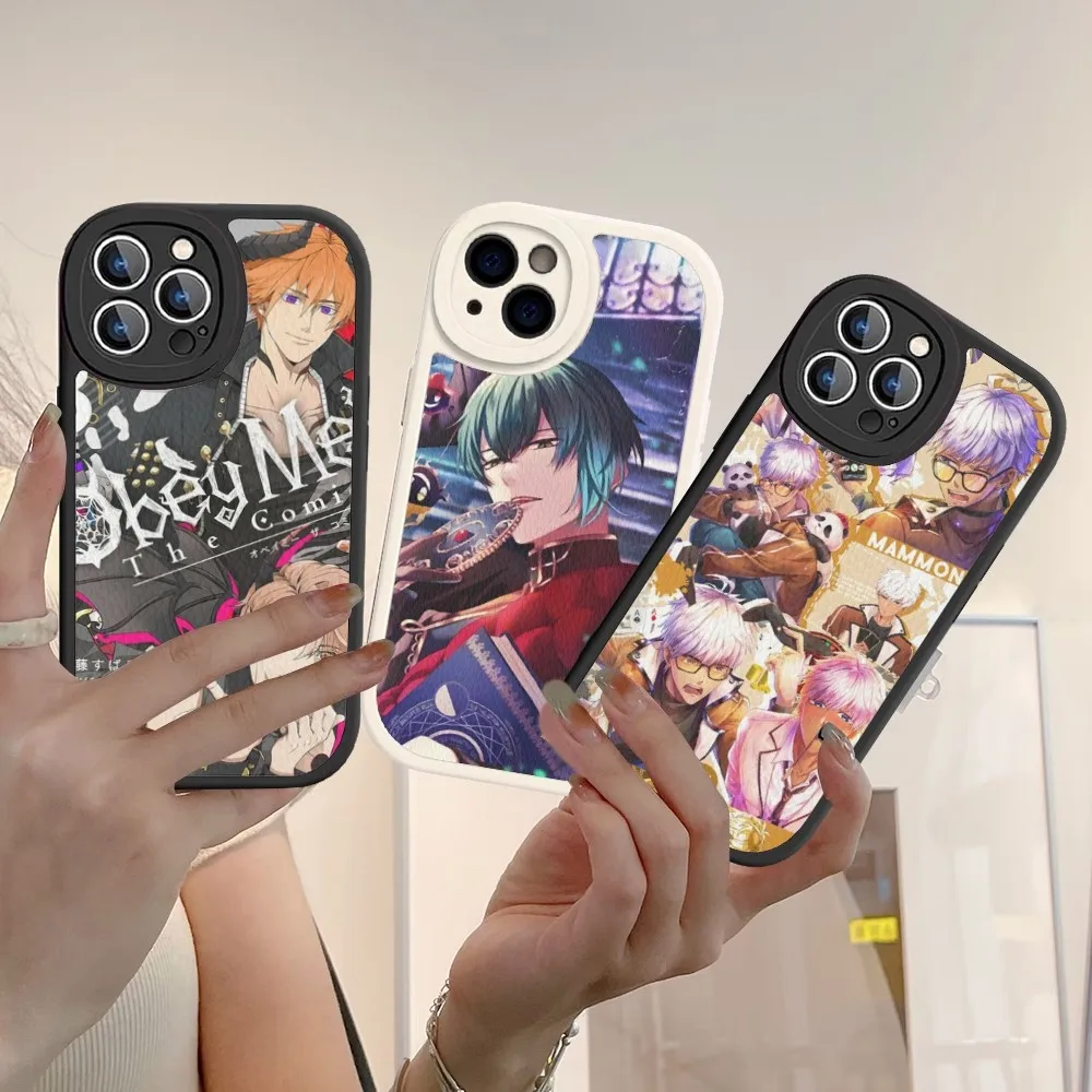 Obey anime M-Me Phone Case Hard Leather For iPhone 14 13 12 Mini 11 14 ...