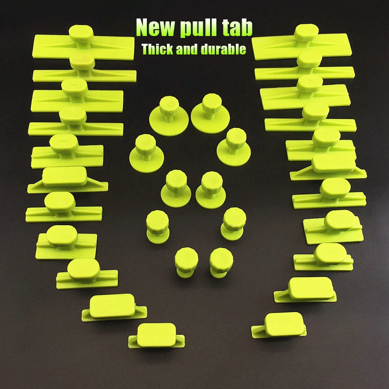 16pcs-Paintless-Car-Body-Dent-Removal-Pulling-Tabs-Compatible-With-T-Slide-Hammer-Metal-Surface ...