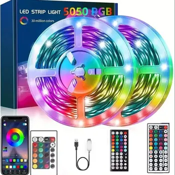 100FT RGB 5050 DC5V Usb Led Light For Room Infrared Remote Control Led ...