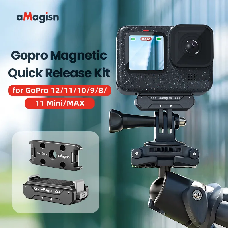 aMagisn-Gopro-Metal-Magnetic-Quick-Release-Kit-Sports-Camera ...