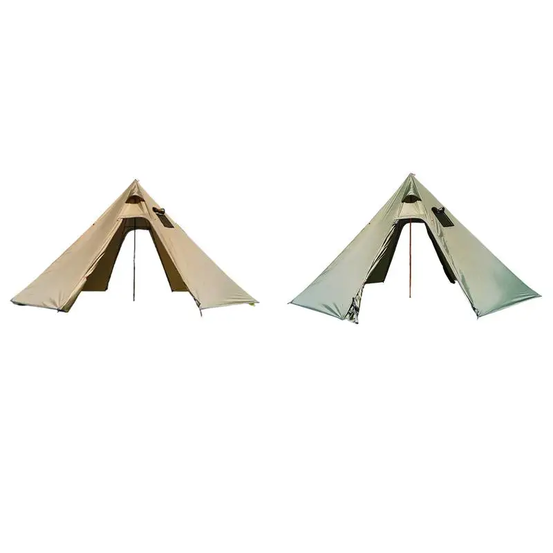 Outdoor-Pyramid-Tent-Camping-Teepee-Tent-For-Adults-House-Tents-For ...
