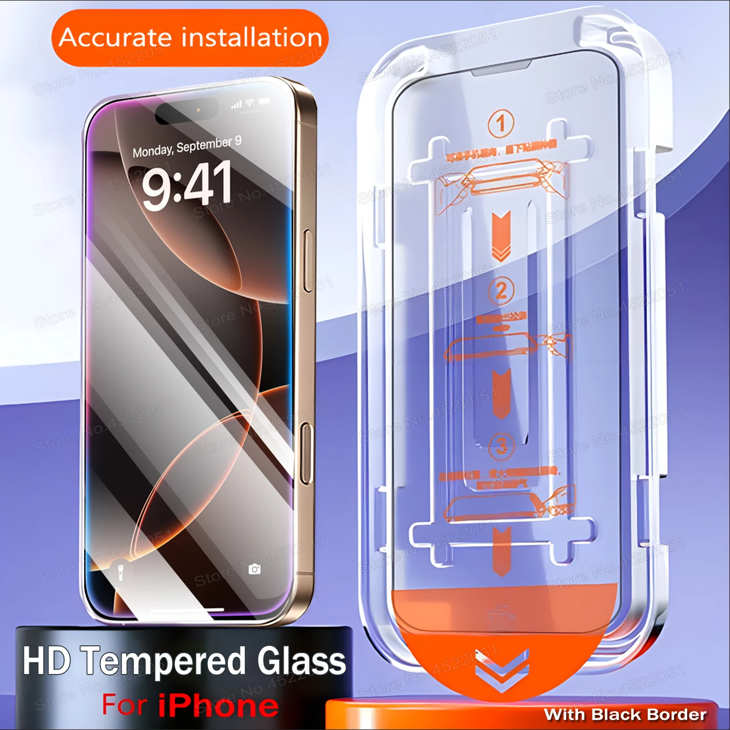 8K Full Cover Tempered Glass For iPhone 16 15 14 Plus 13 12 Mini11 Pro ...